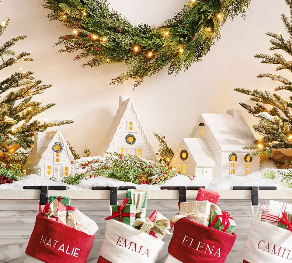 Christmas Village Houses | Pottery Barn UK